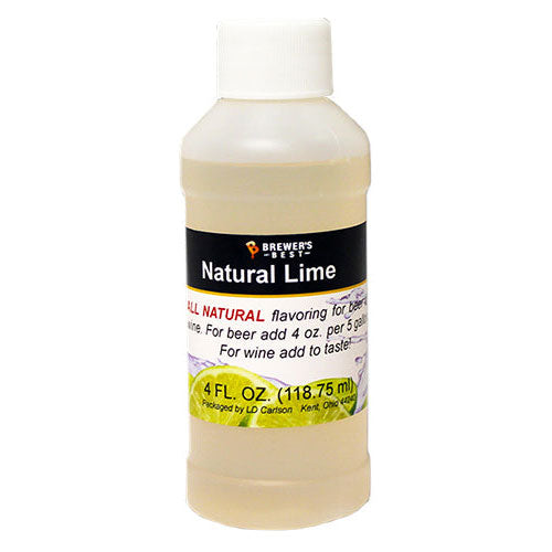 Natural Lime Flavor Extract - 4 oz.