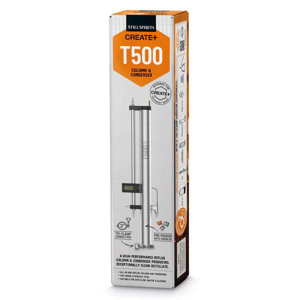 Still Spirits Create+ T500 Column & Condenser – 2" Tri-Clamp Reflux