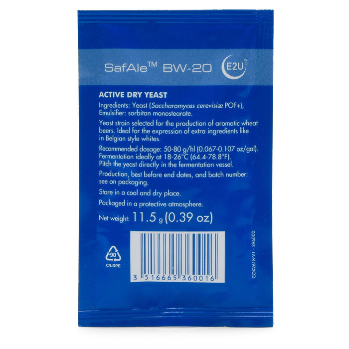 SafAle BW-20 Belgain Wheat Beer Dry Yeast - Fermentis