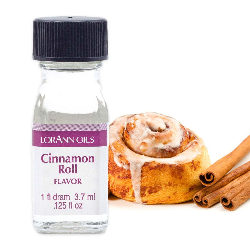 Bottle of LorAnn Cinnamon Roll Flavoring