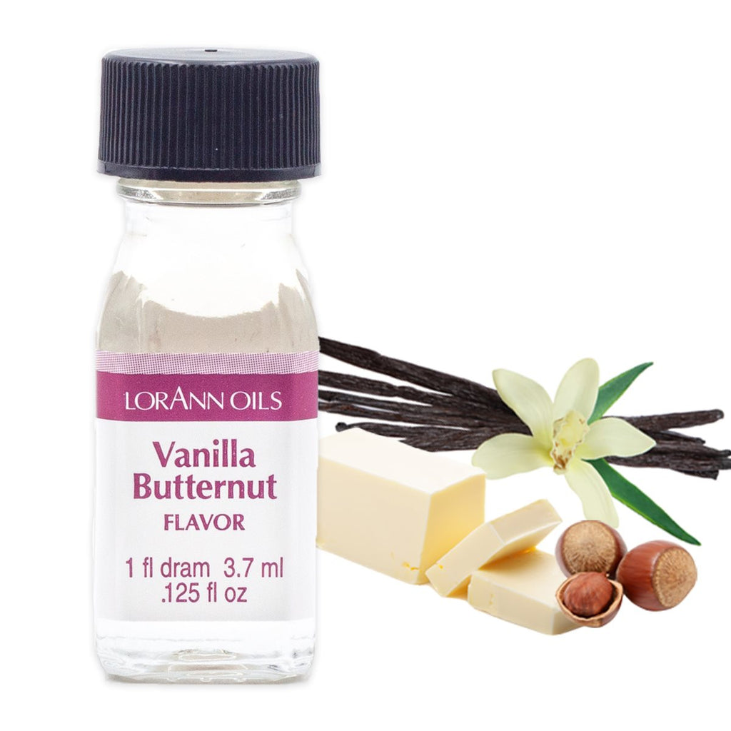 Bottle of LorAnn Vanilla Butternut Flavoring