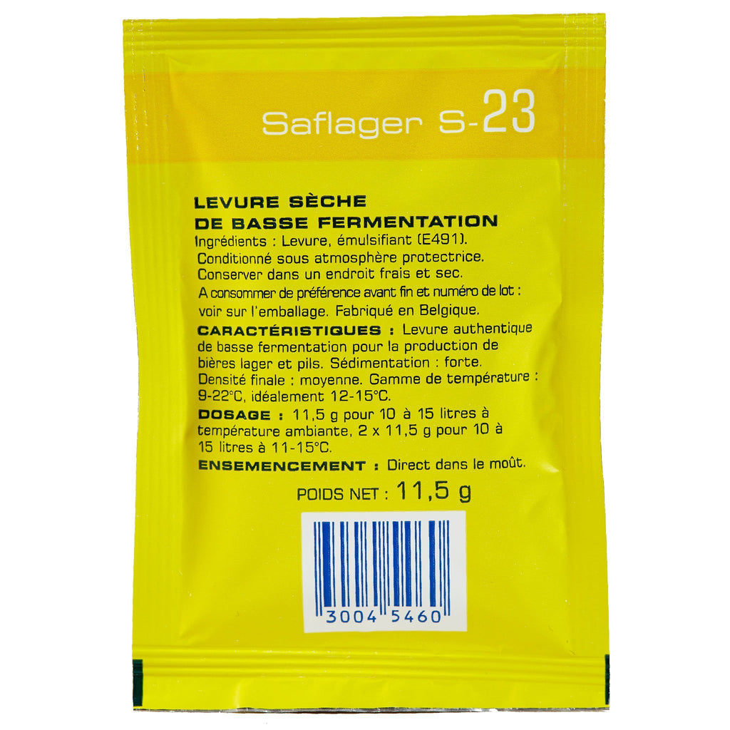 SafLager S-23 German Lager Dry Yeast - Fermentis